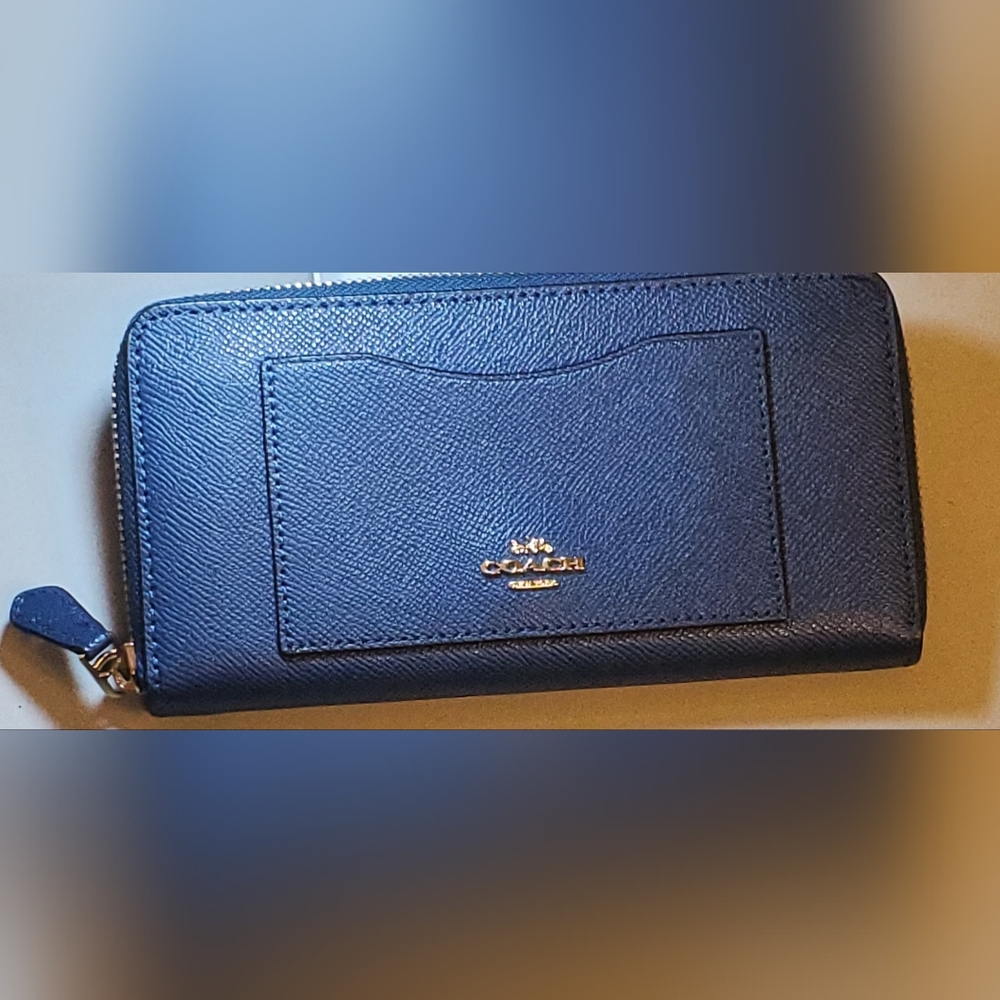 Coach Sv/Blue Long Wallet - Gem